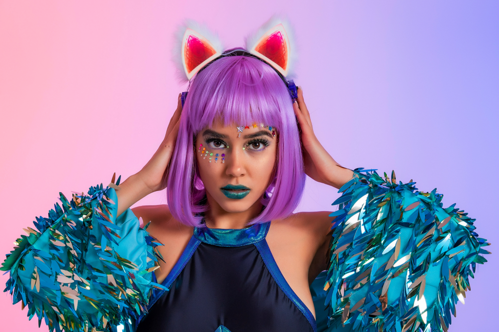 LED Infinity Mirror Cat Ears: Light Up Your Life